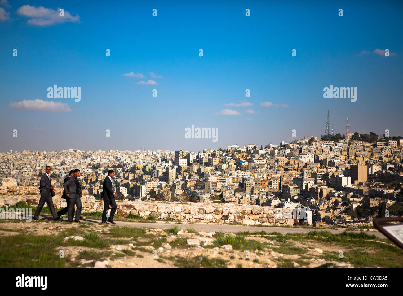 Citadel Amman Jordan Stock Photo - Alamy