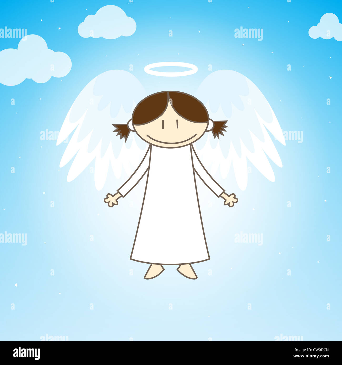 Hovering angel hi-res stock photography and images - Alamy