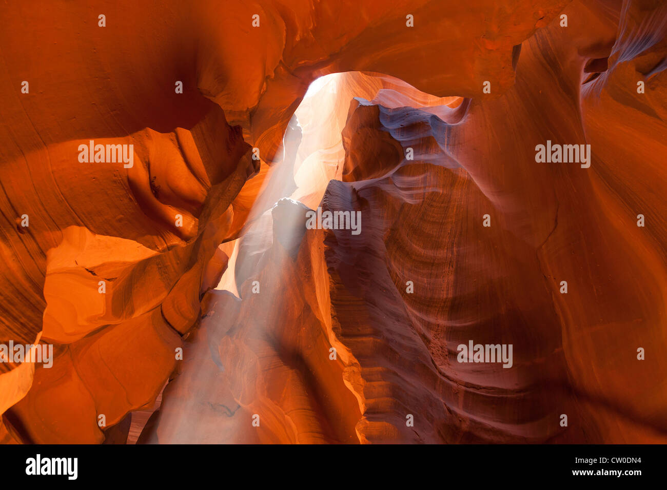 Light beam in Antelope Canyon in Arizona - USA Stock Photo - Alamy
