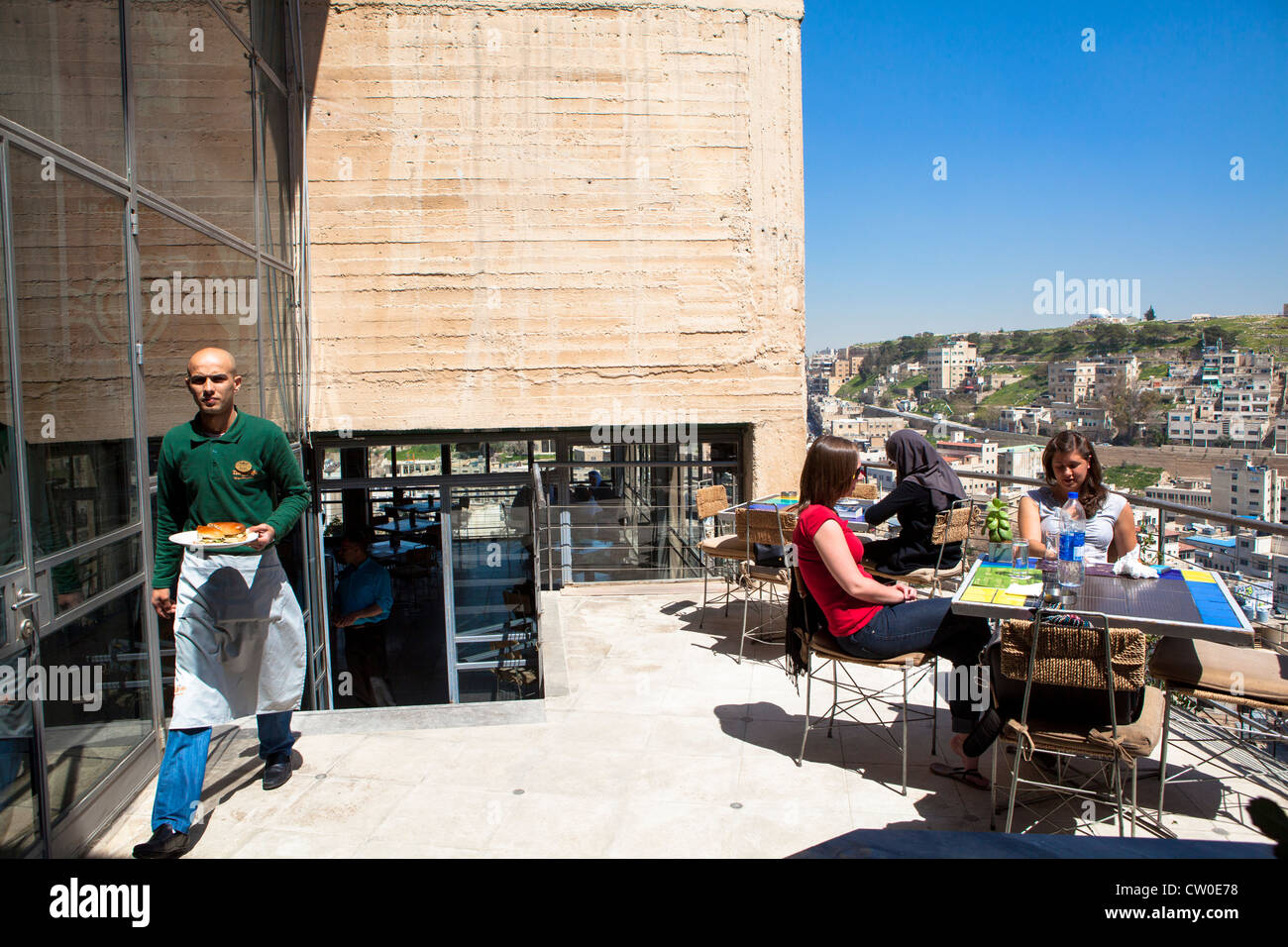 Wild Jordan restaurant Amman Middle East Stock Photo - Alamy