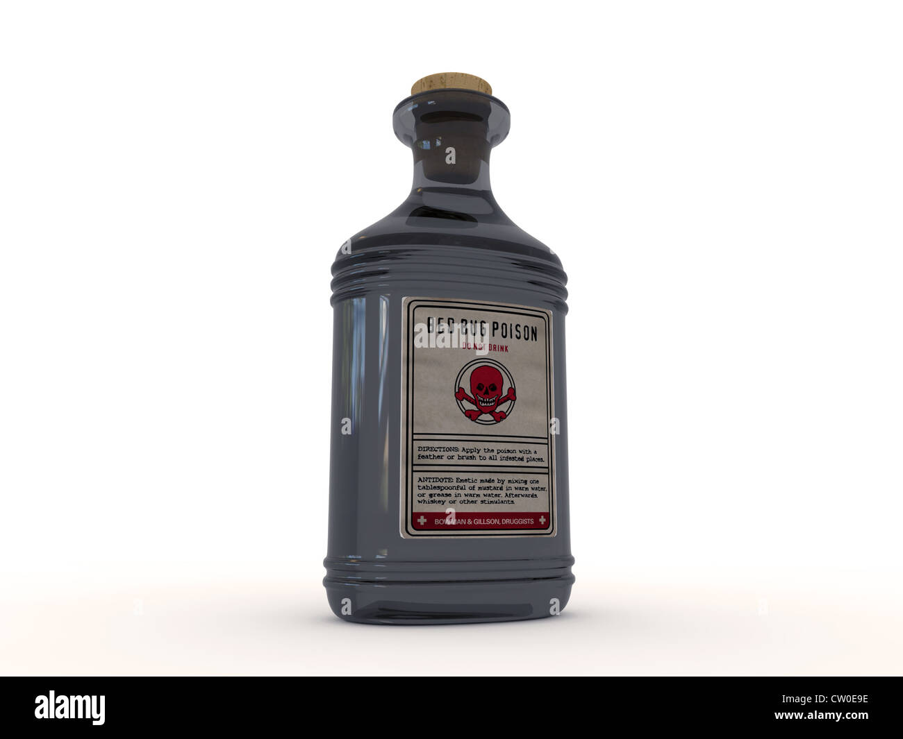 bugs poison isolated on white background Stock Photo - Alamy