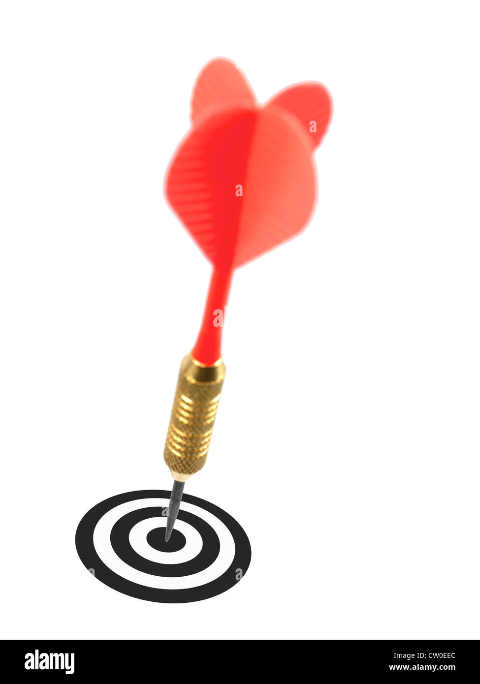 A target isolated against a white background Stock Photo - Alamy