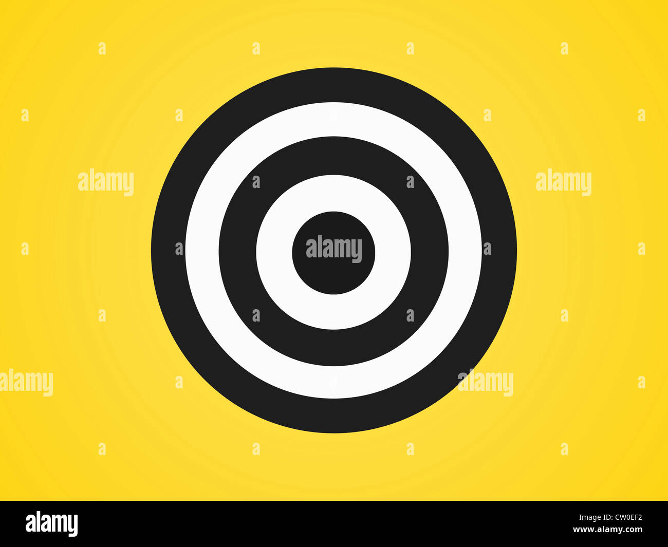 A target isolated against a white background Stock Photo - Alamy