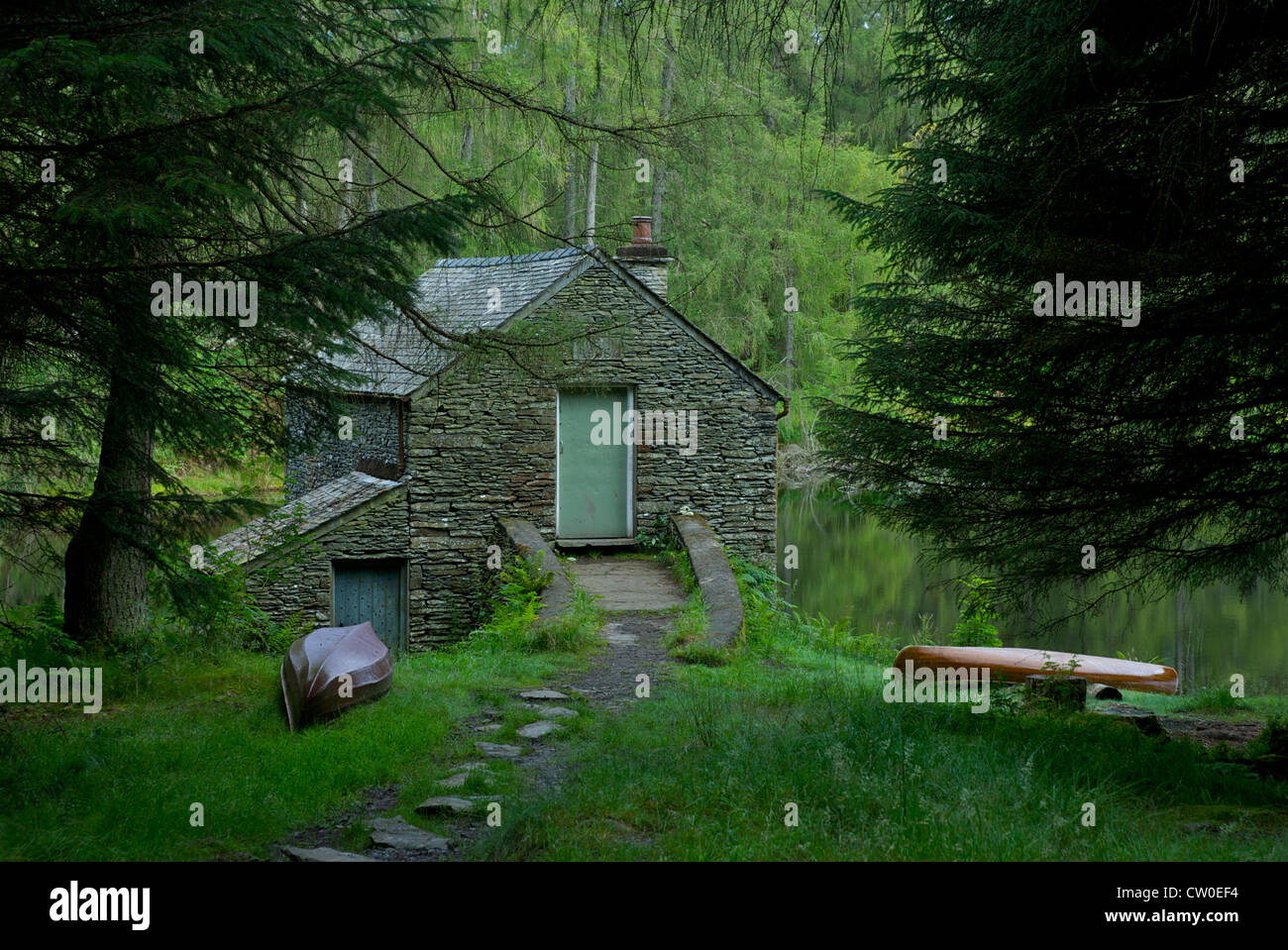Three Dubs Tarn, on Claife Heights, South Lakeland, Lake District ...