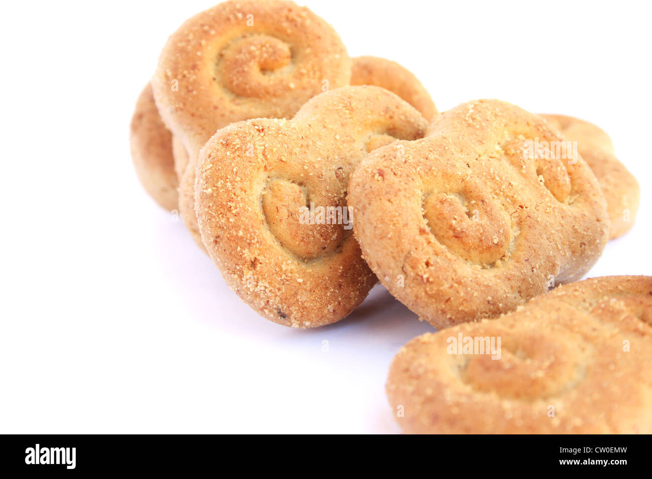 Cookies isolated on white background Stock Photo - Alamy