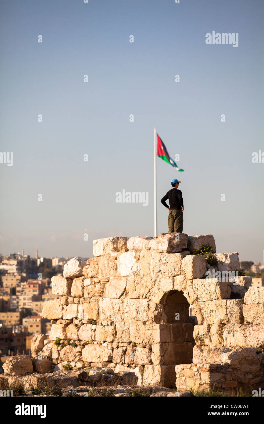 Citadel Amman Jordan Middle East Stock Photo - Alamy