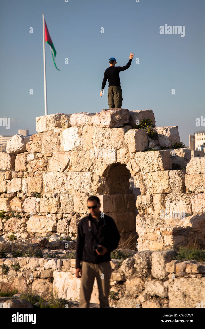 Citadel Amman Jordan Middle East Stock Photo - Alamy