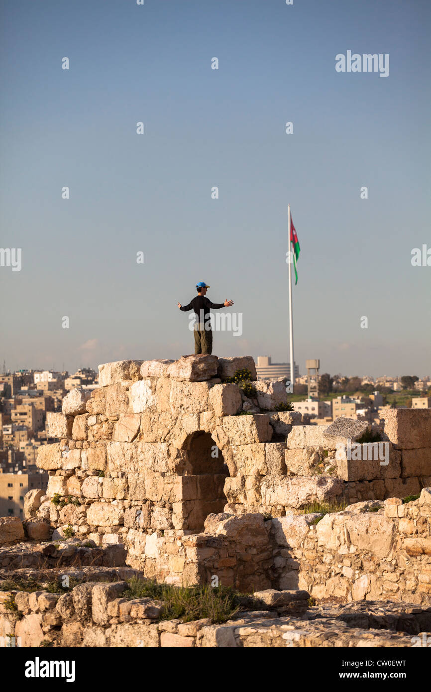 Citadel Amman Jordan Middle East Stock Photo - Alamy