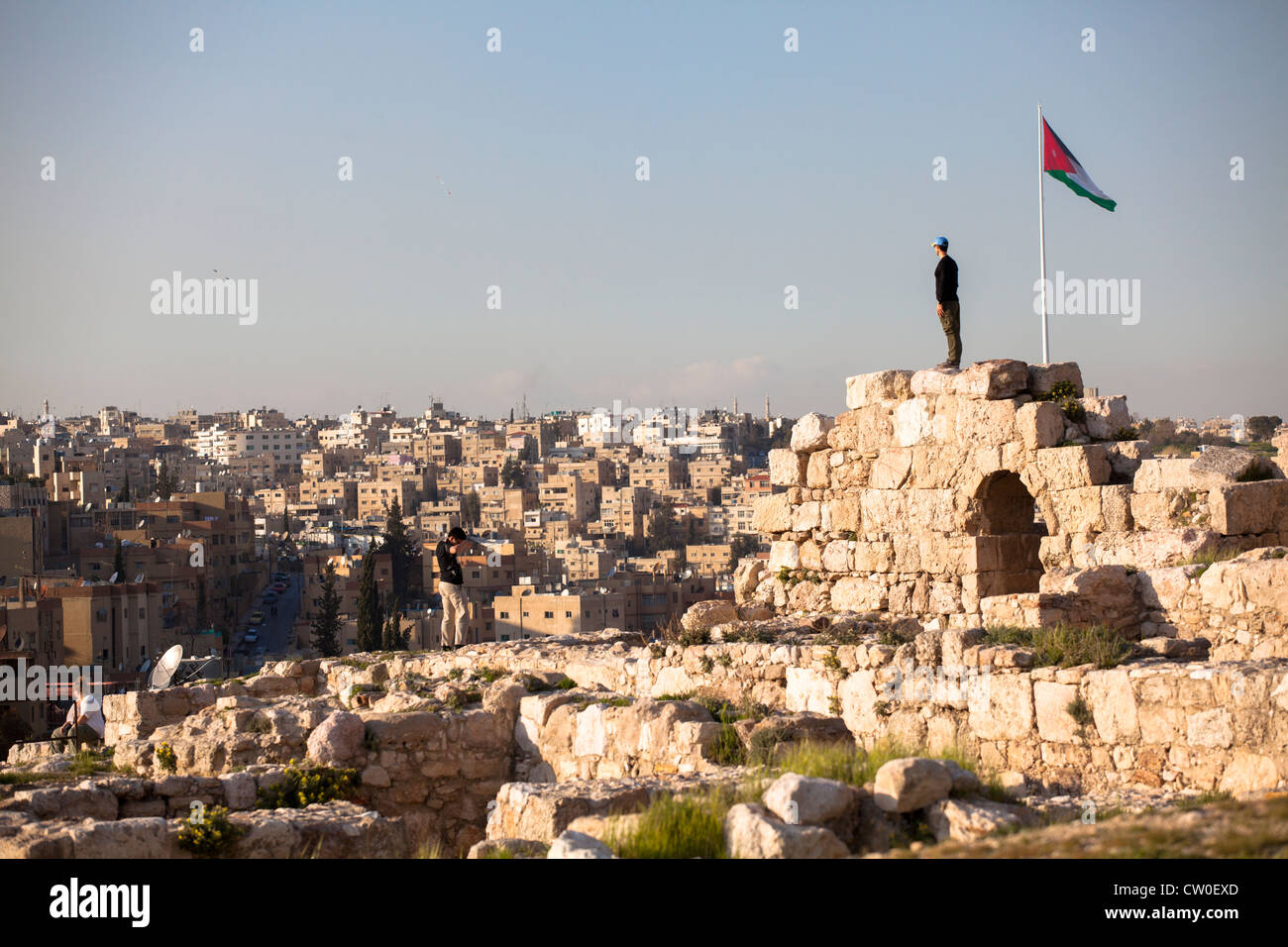 Citadel Amman Jordan Middle East Stock Photo - Alamy