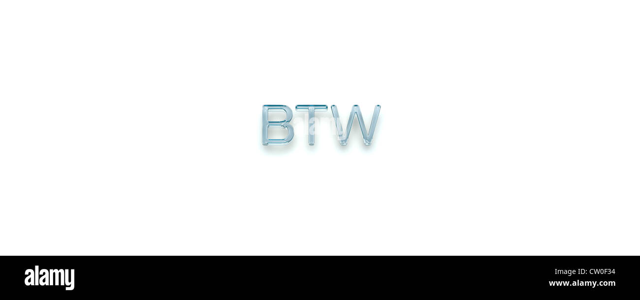 Btw logo hi-res stock photography and images - Alamy