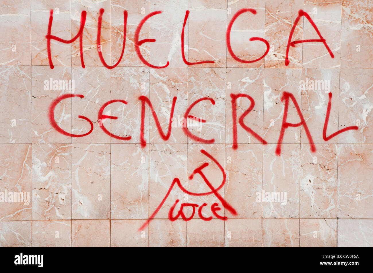 Strike graffiti hi-res stock photography and images - Alamy