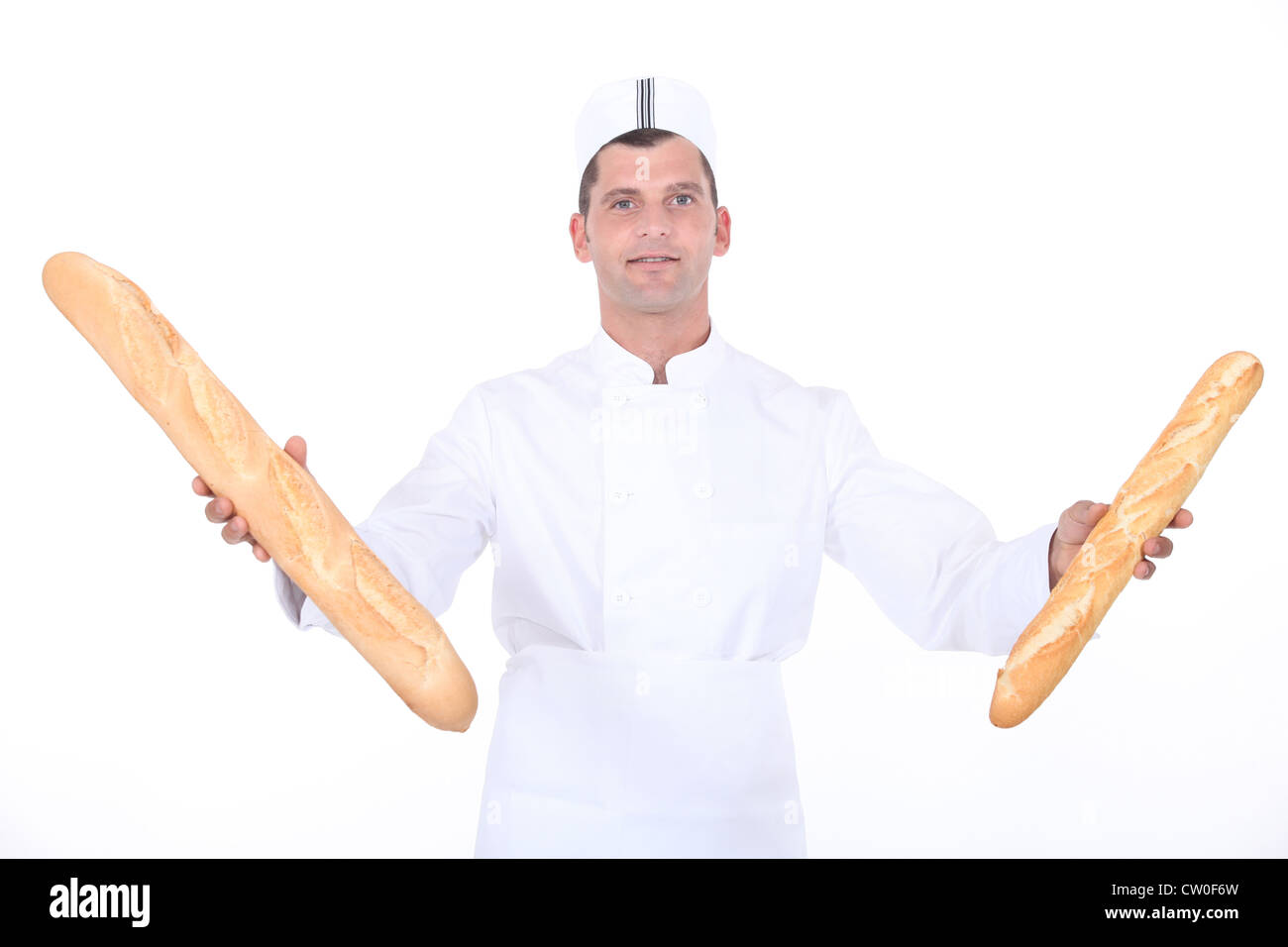 portrait of a baker Stock Photo - Alamy