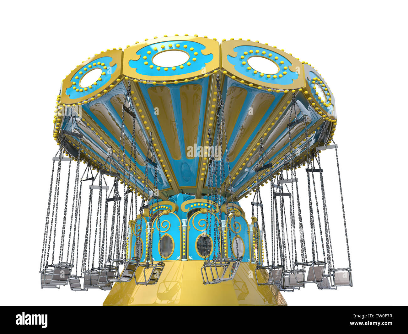 carousel isolated on white background Stock Photo - Alamy