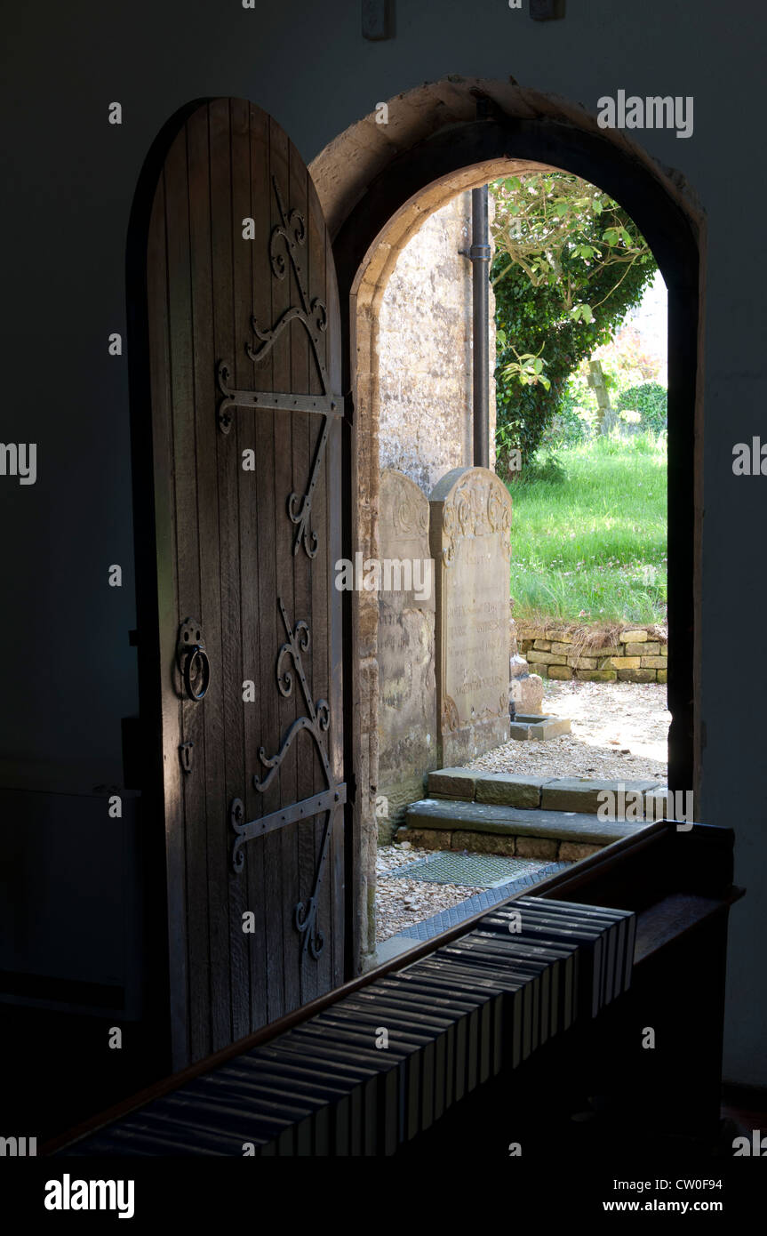 St. Peter`s Church, Windrush, Gloucestershire, UK Stock Photo - Alamy
