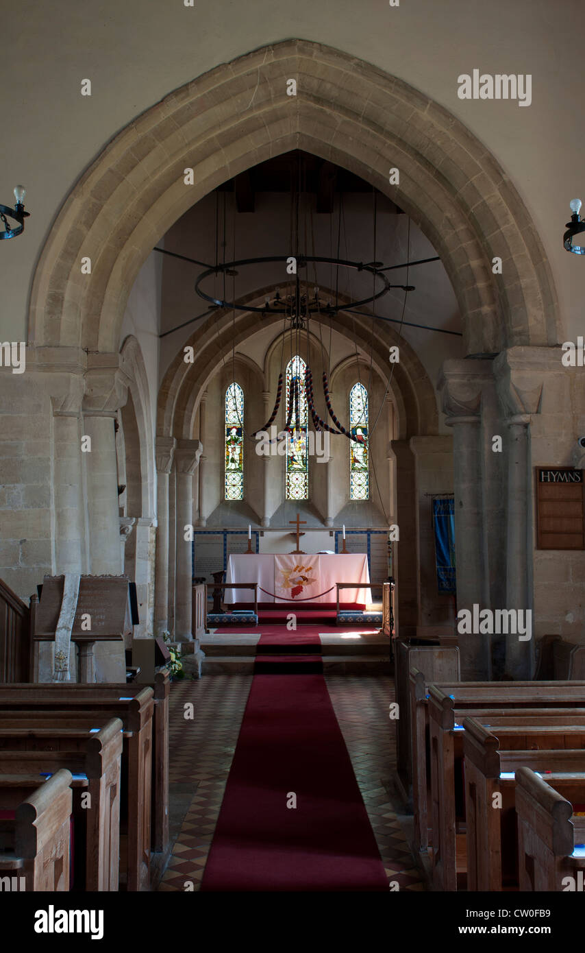 St. John the Baptist Church, Great Rissington, Gloucestershire, UK ...