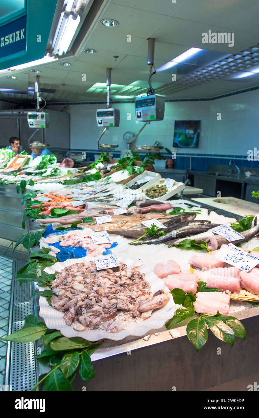 San sebastian food market hi-res stock photography and images - Alamy