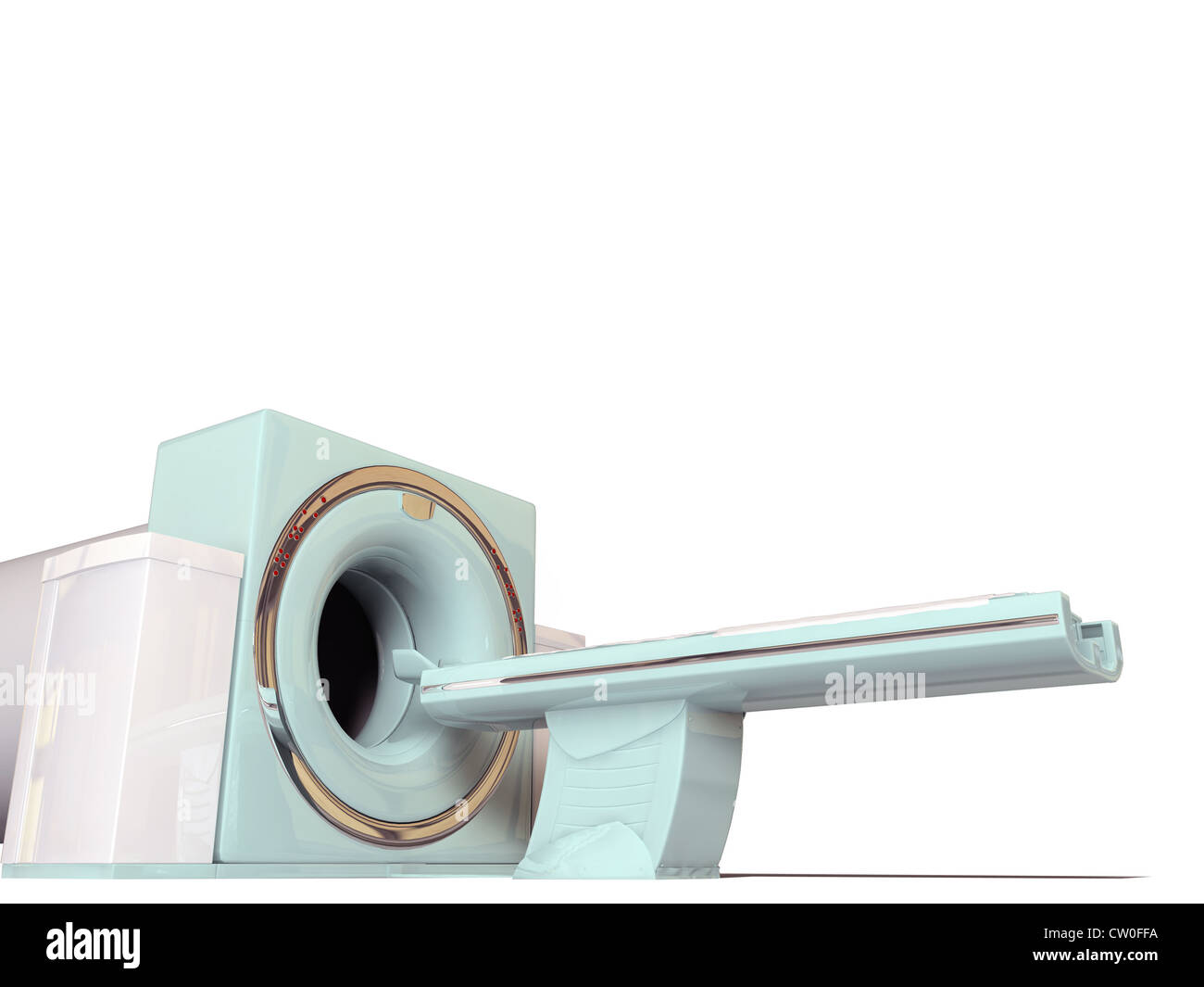 tomography scanner isolated on white background Stock Photo - Alamy