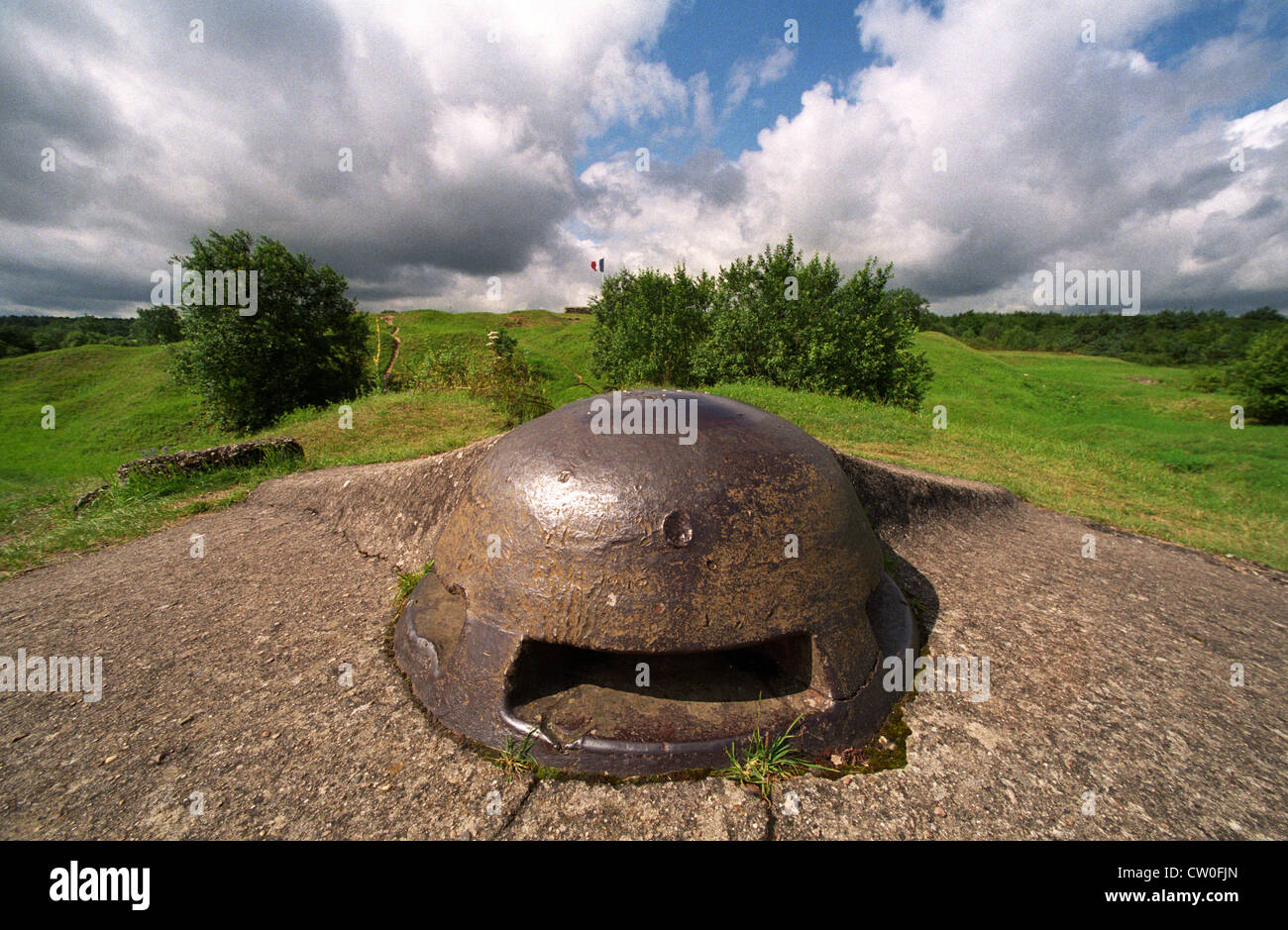 Verdun, Meuse, France. July 2012. Verdun battlefields from WW1 at Fort ...