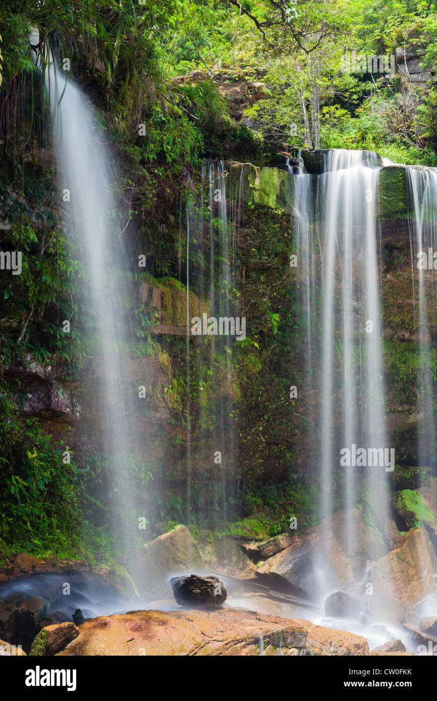 Popokvil falls in Bokor National Park (Bokor Hill Station) - Kampot ...