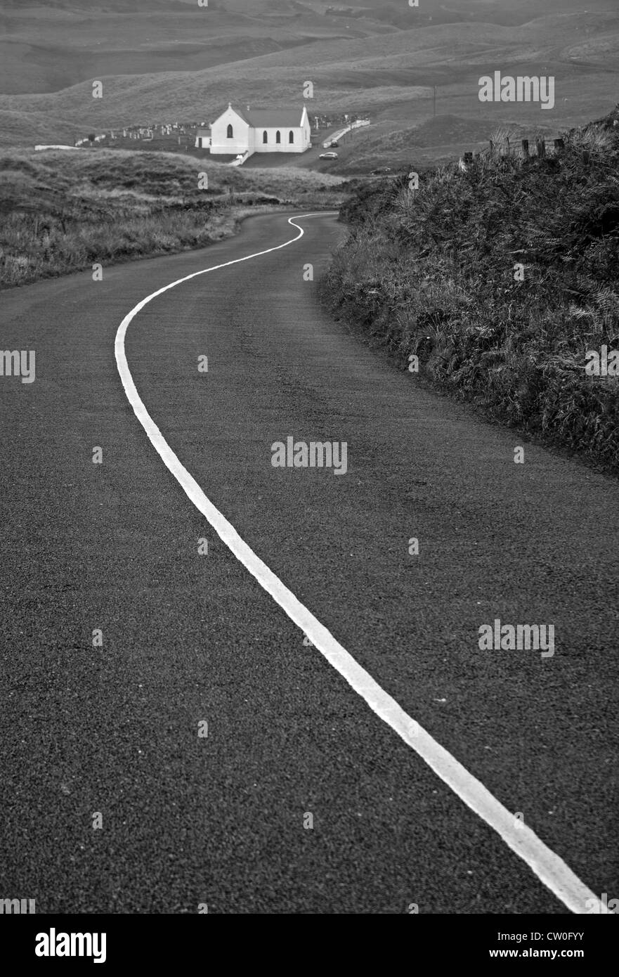 Lagg Chapel, Inishowen, Donegal Stock Photo - Alamy