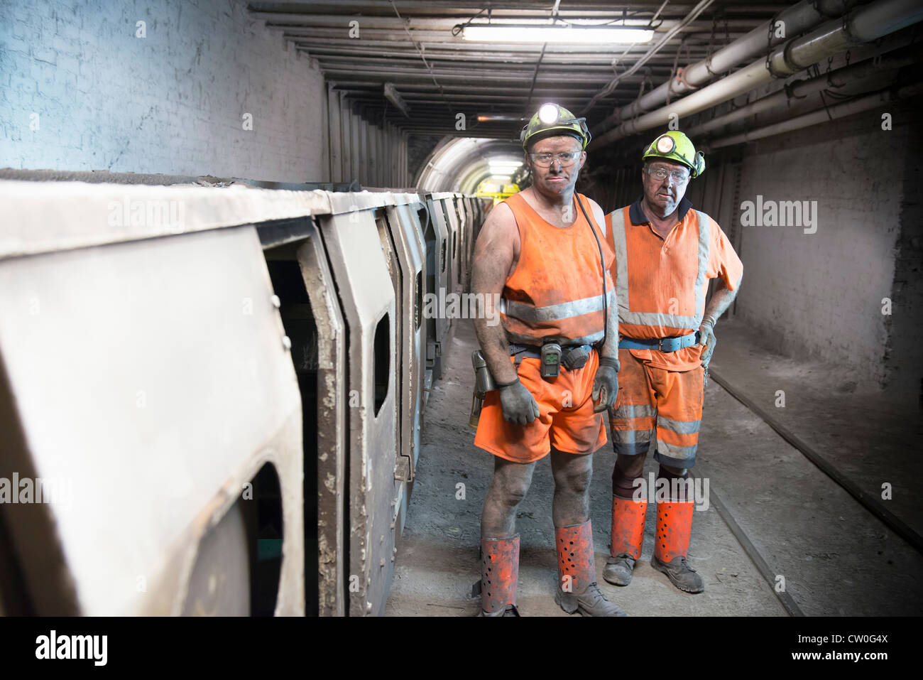 Two dirty miners hi-res stock photography and images - Alamy