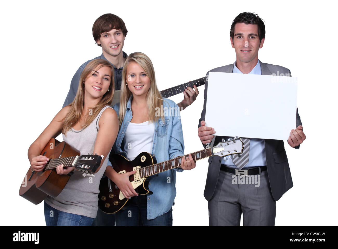 Young people playing the guitar Stock Photo - Alamy