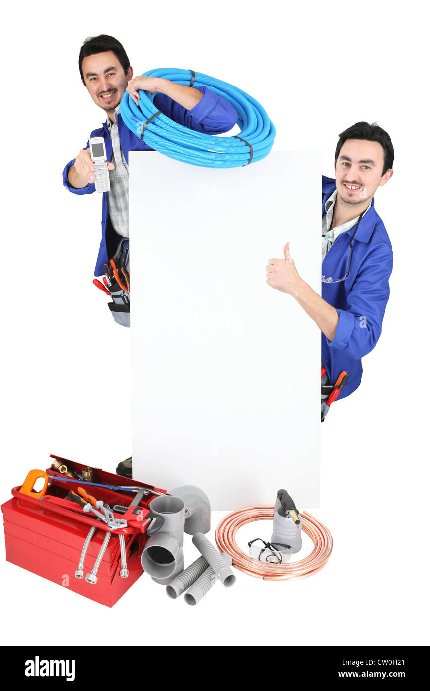 Concrete workers Cut Out Stock Images & Pictures - Alamy