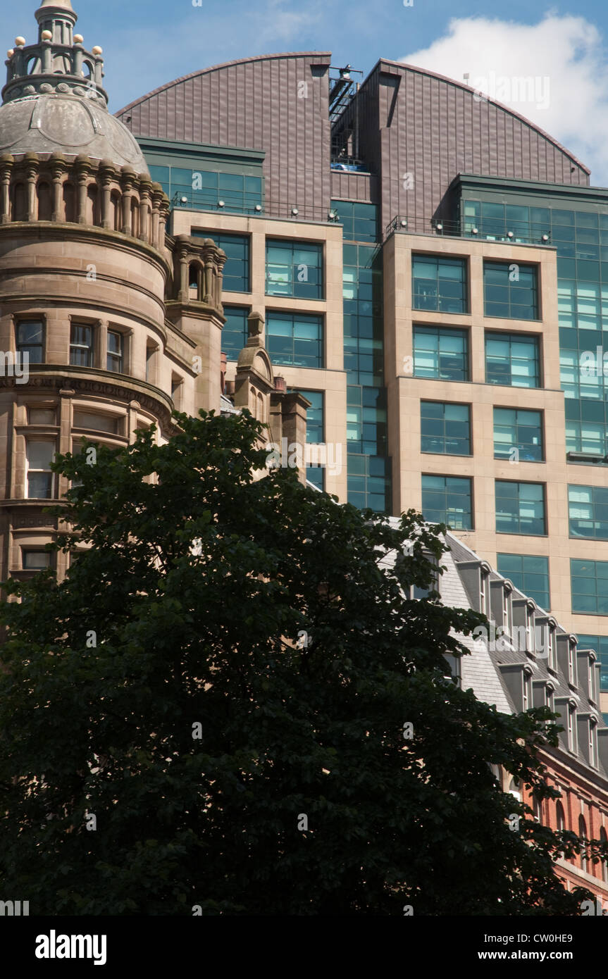 Contrasting architecture in Manchester city centre, from Victorian ...