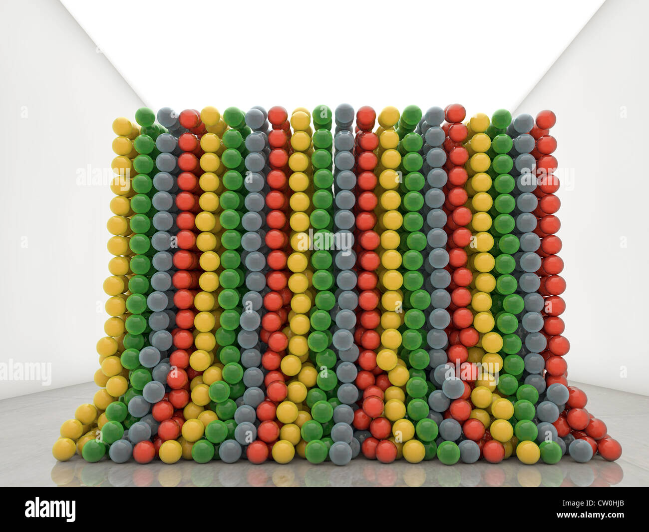 Abstract multicolored spheres motion background hi-res stock ...