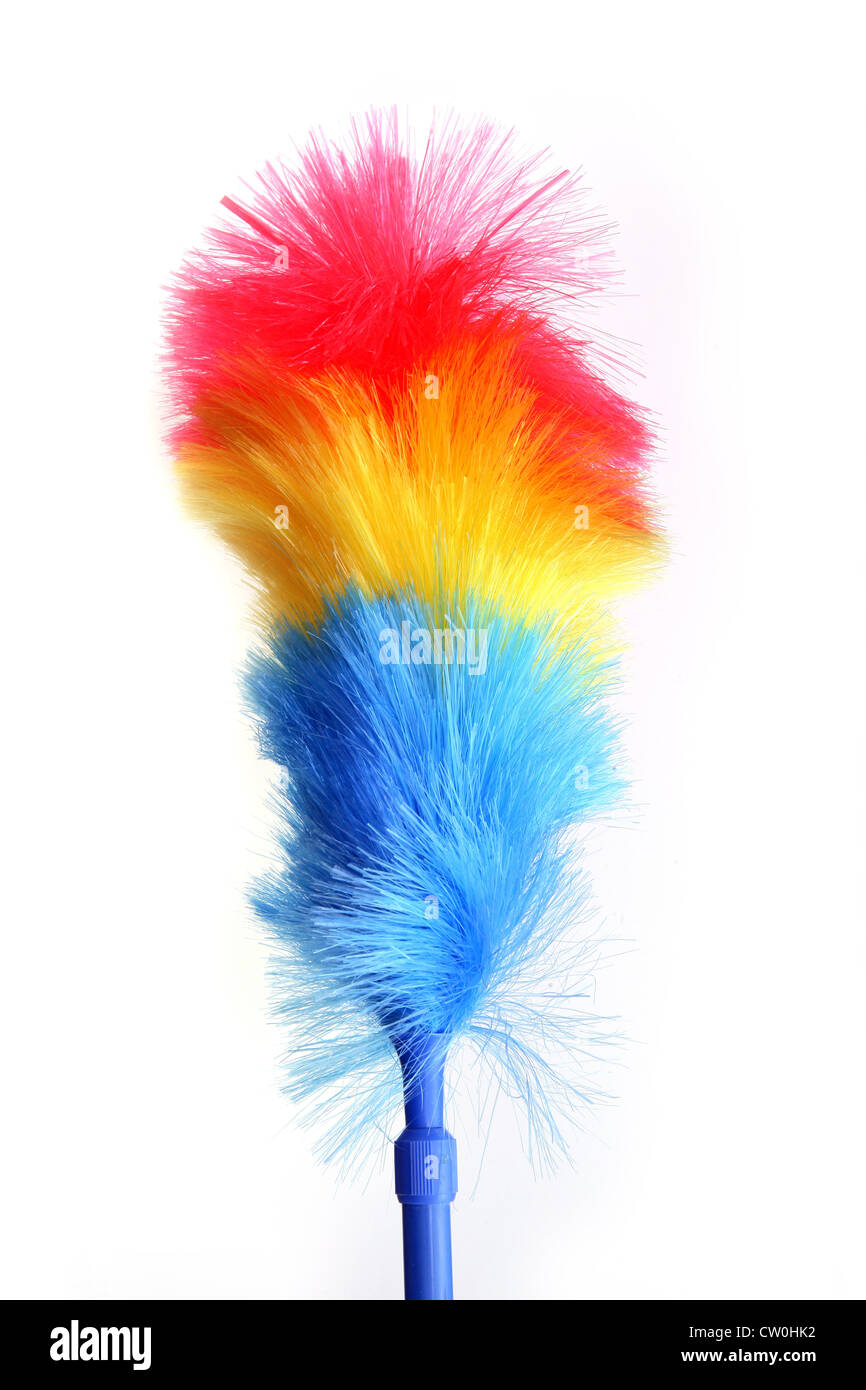 Rainbow feather duster hi-res stock photography and images - Alamy