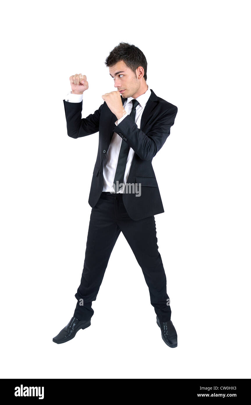 Brave young man Cut Out Stock Images & Pictures - Alamy