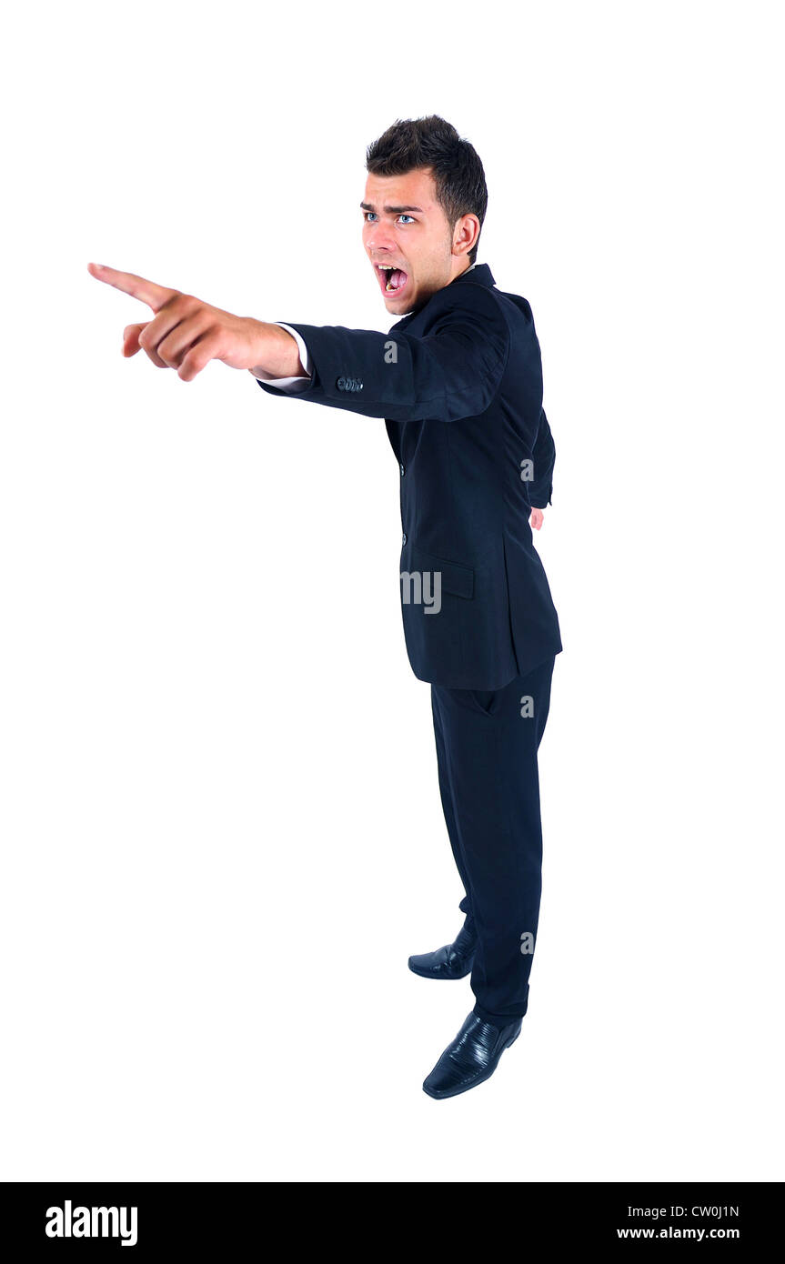 Angry point Cut Out Stock Images & Pictures - Alamy