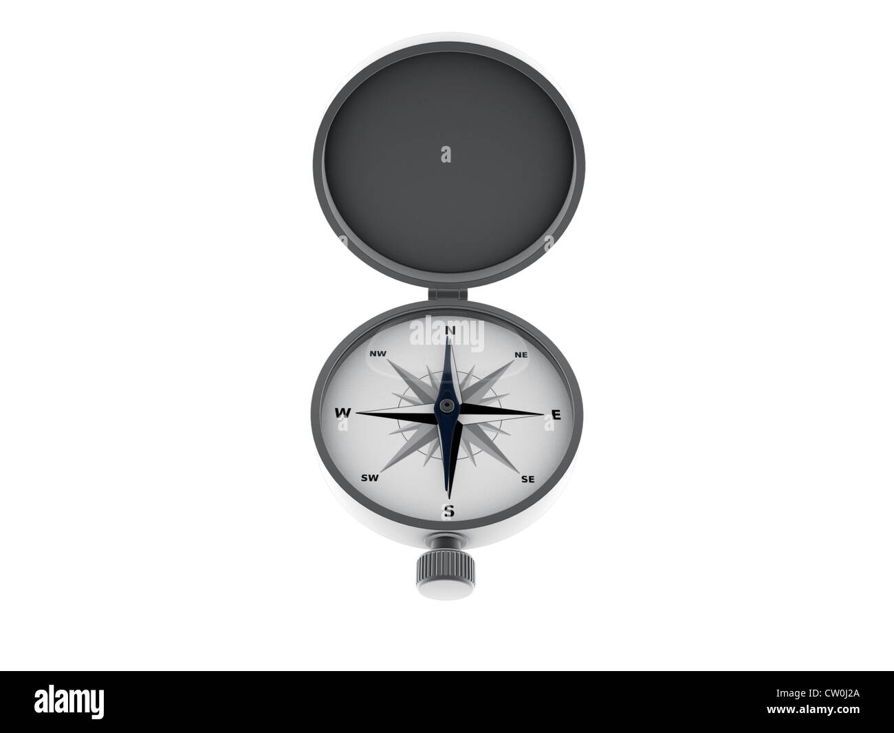 compass isolated on white background Stock Photo - Alamy
