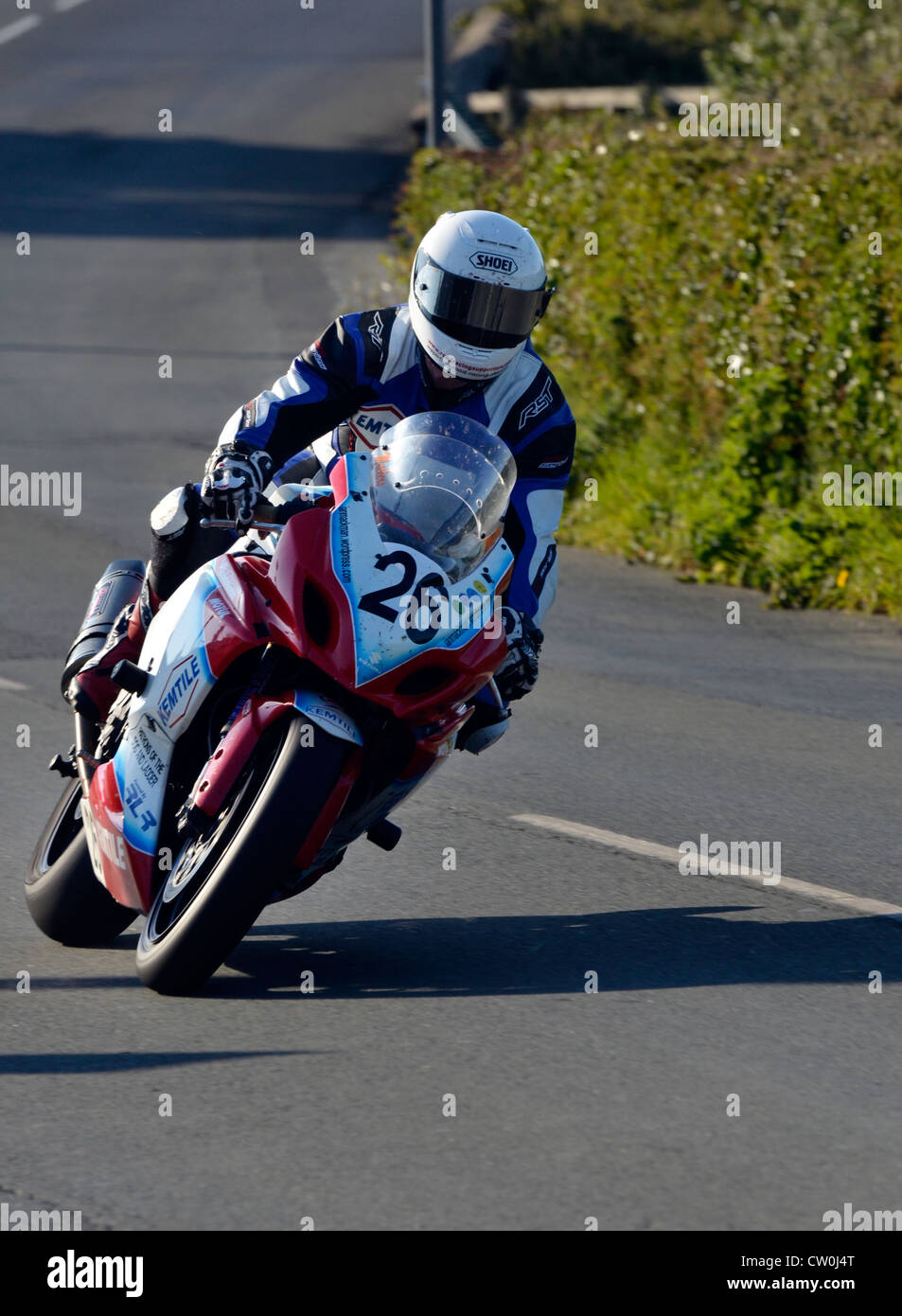 motorcycle racing isle of man tt Stock Photo - Alamy