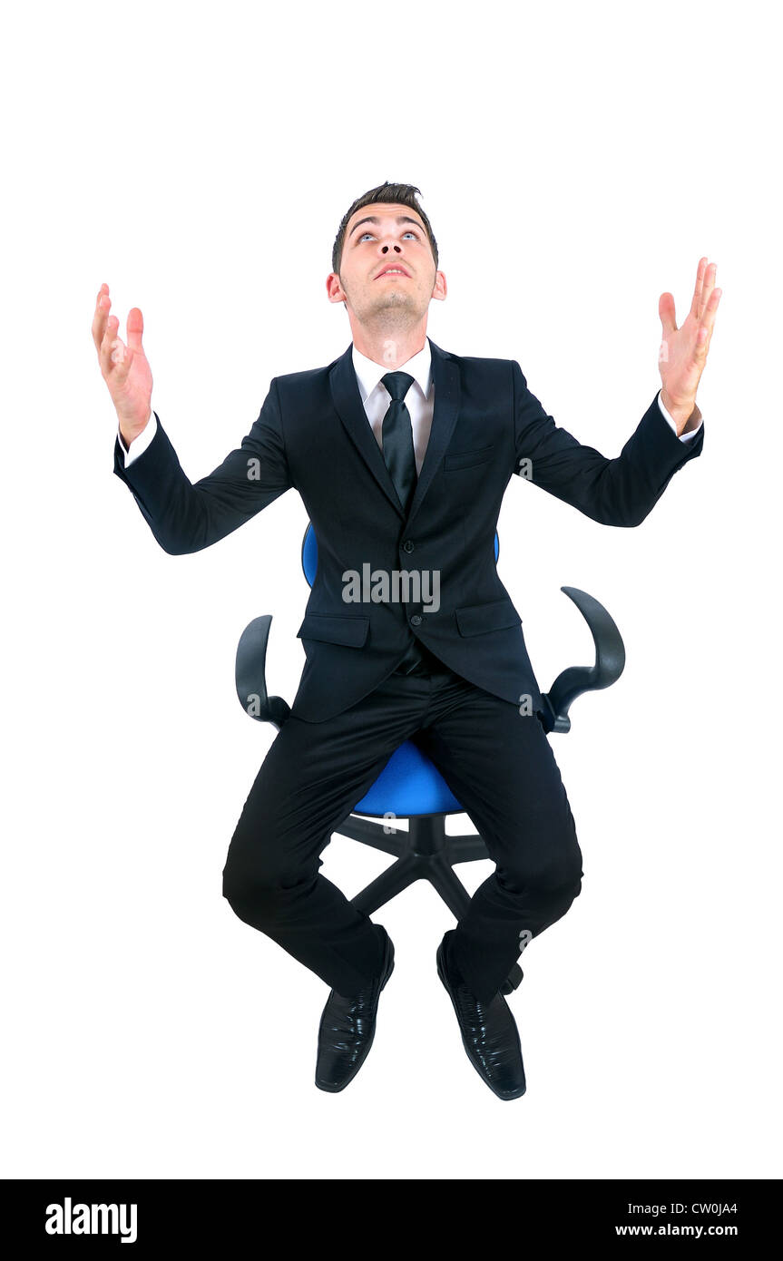 Single man praying hi-res stock photography and images - Alamy