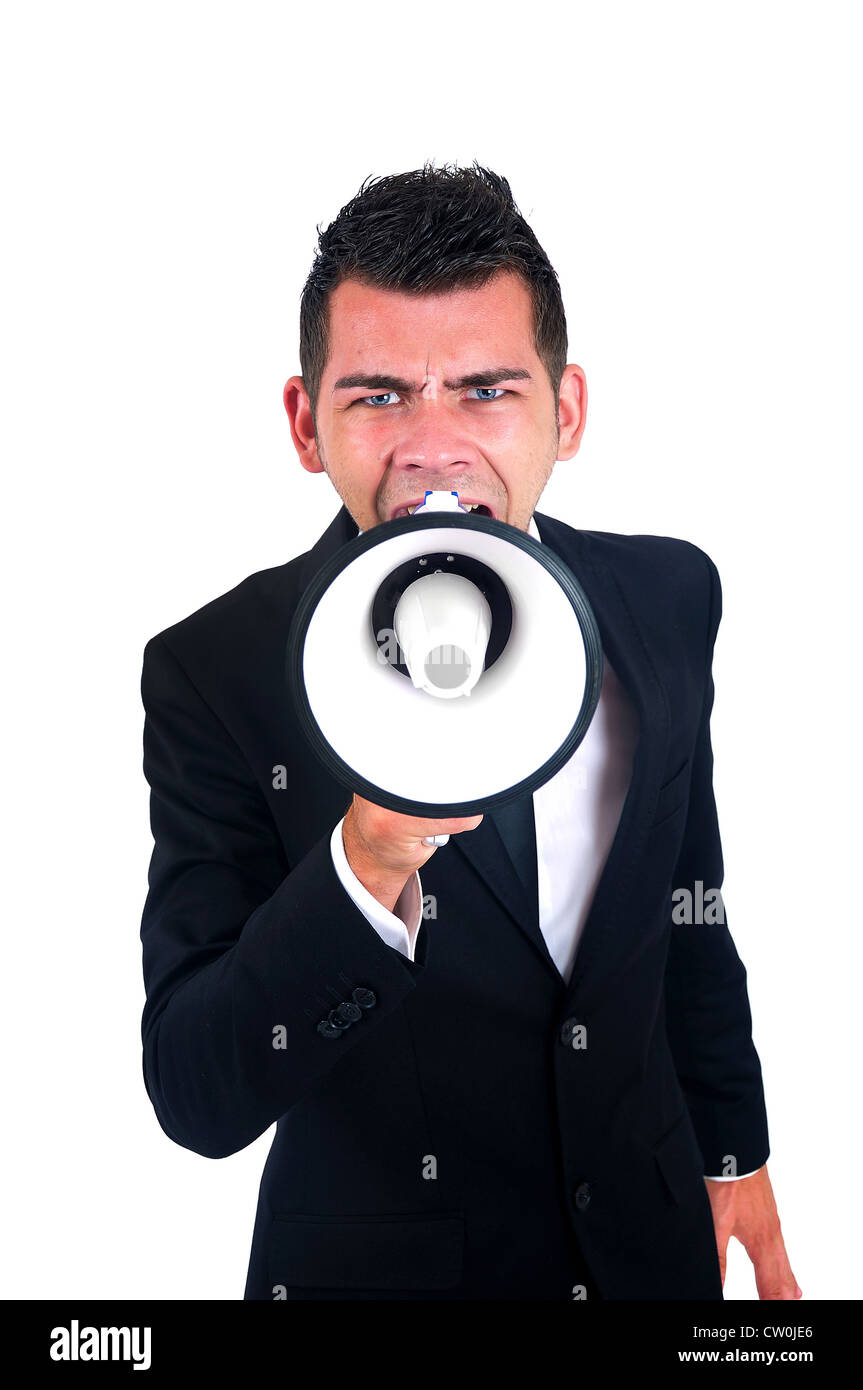 Male speaker suit isolated hi-res stock photography and images - Alamy