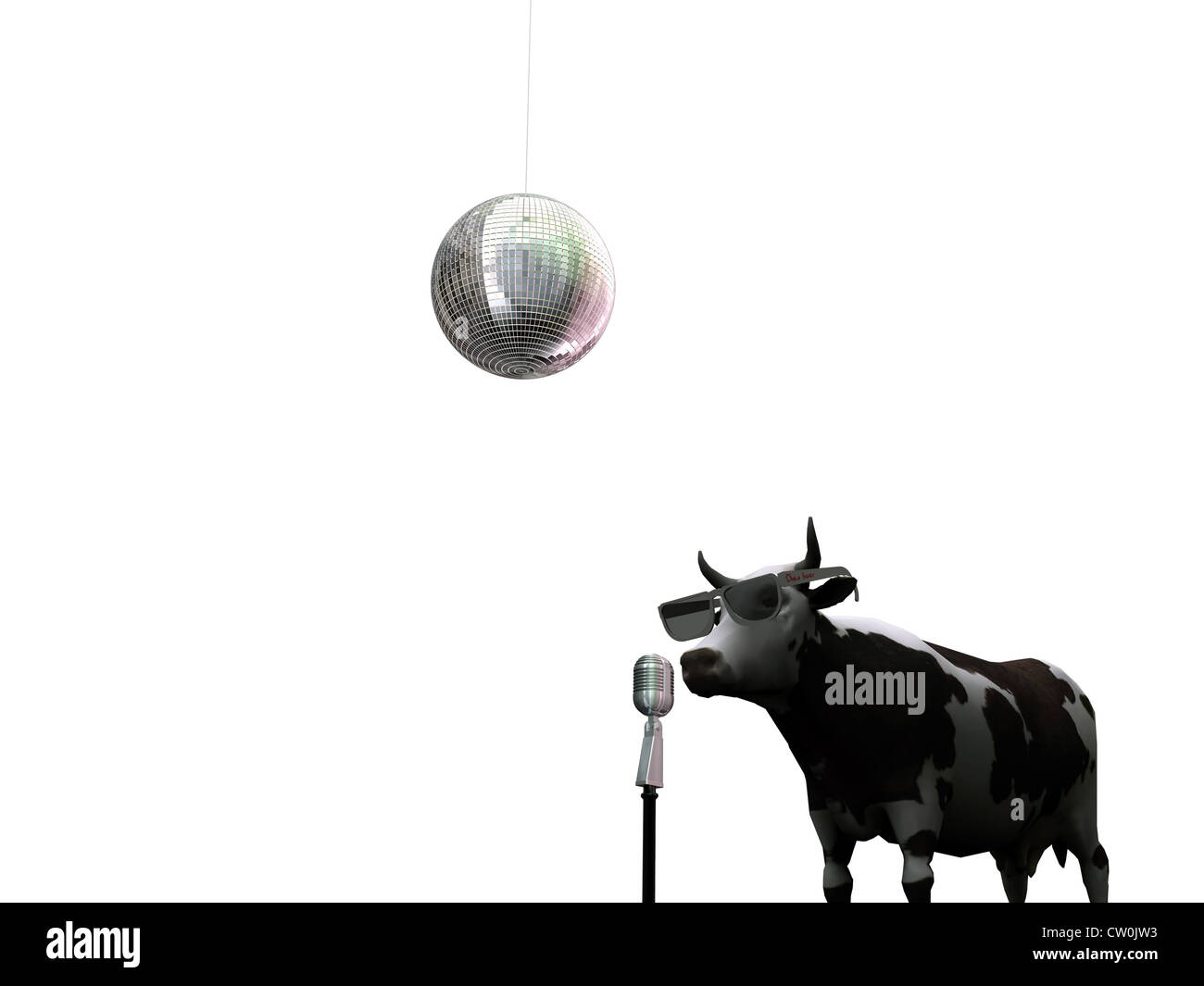 cow at disco Stock Photo - Alamy