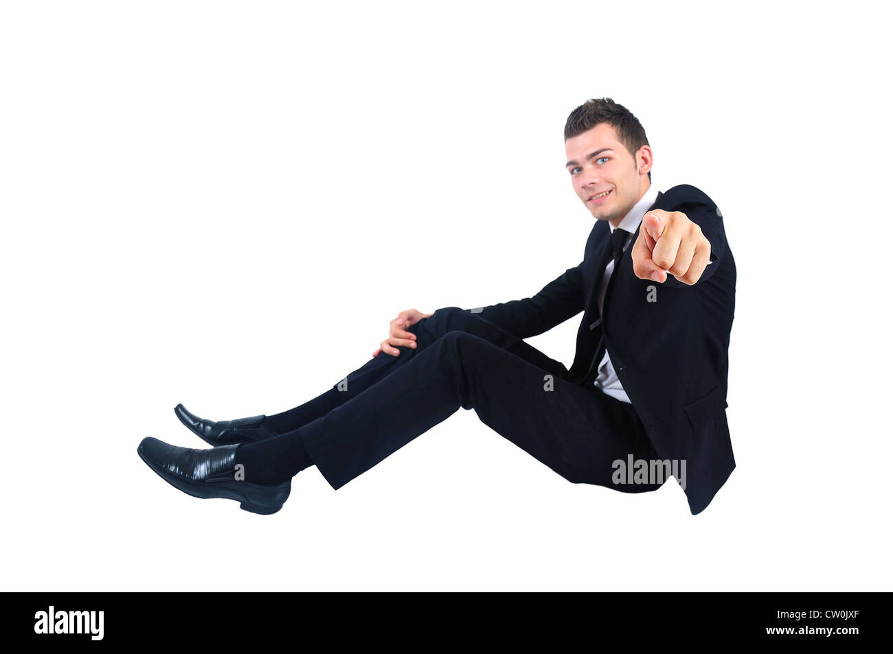 Man pointing finger camera hand Cut Out Stock Images & Pictures - Alamy