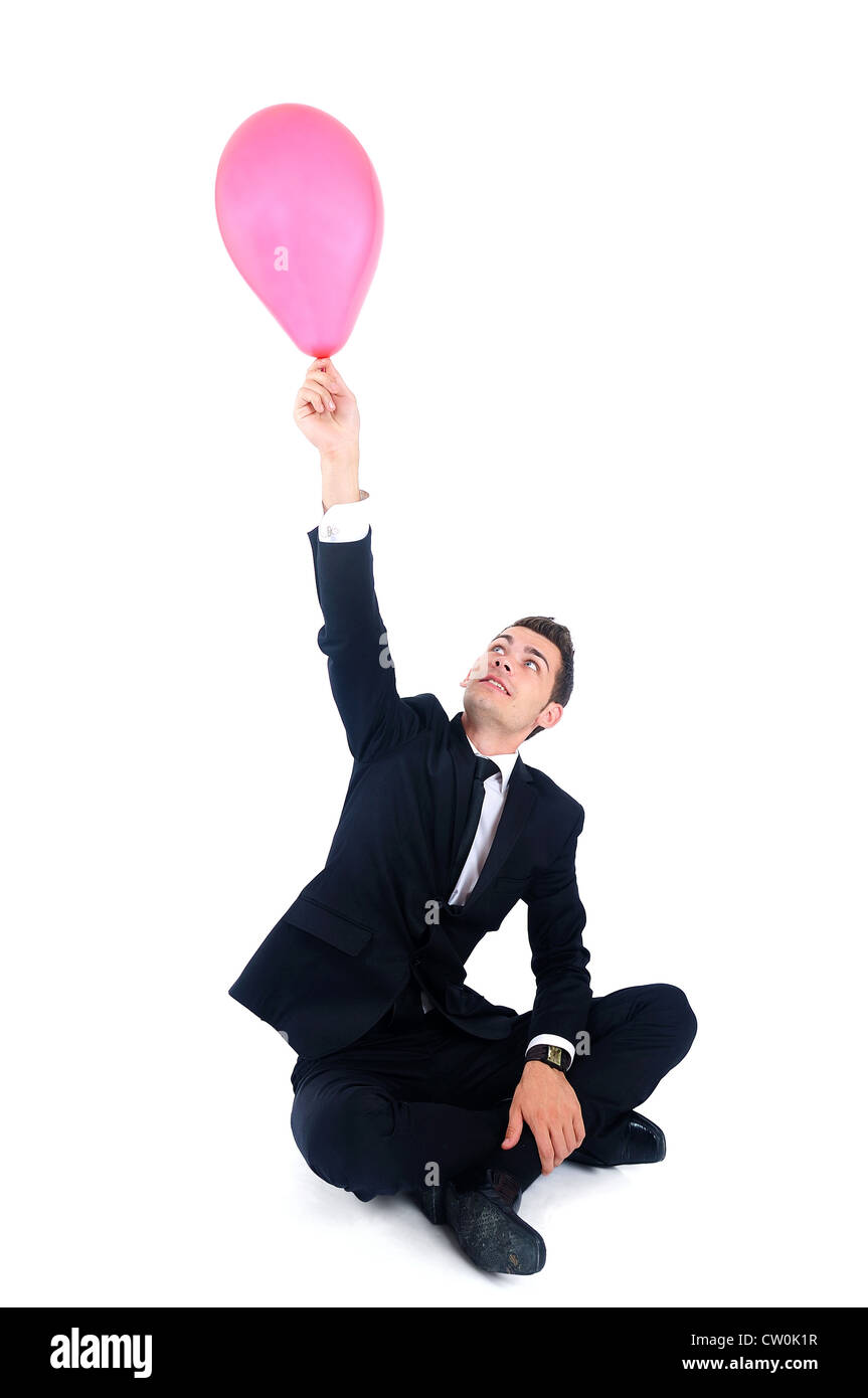Balloon holding Cut Out Stock Images & Pictures - Alamy