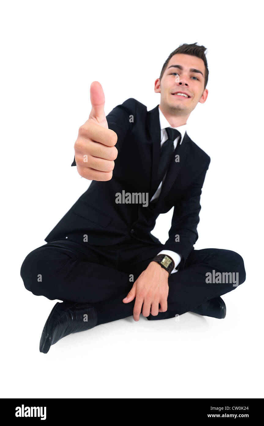 Showing thumb down young Cut Out Stock Images & Pictures - Alamy