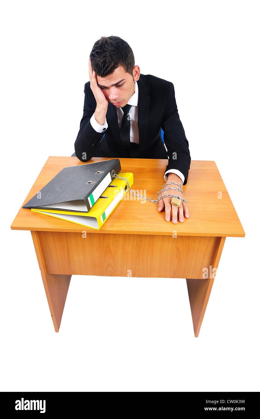 Workaholic person Cut Out Stock Images & Pictures - Alamy