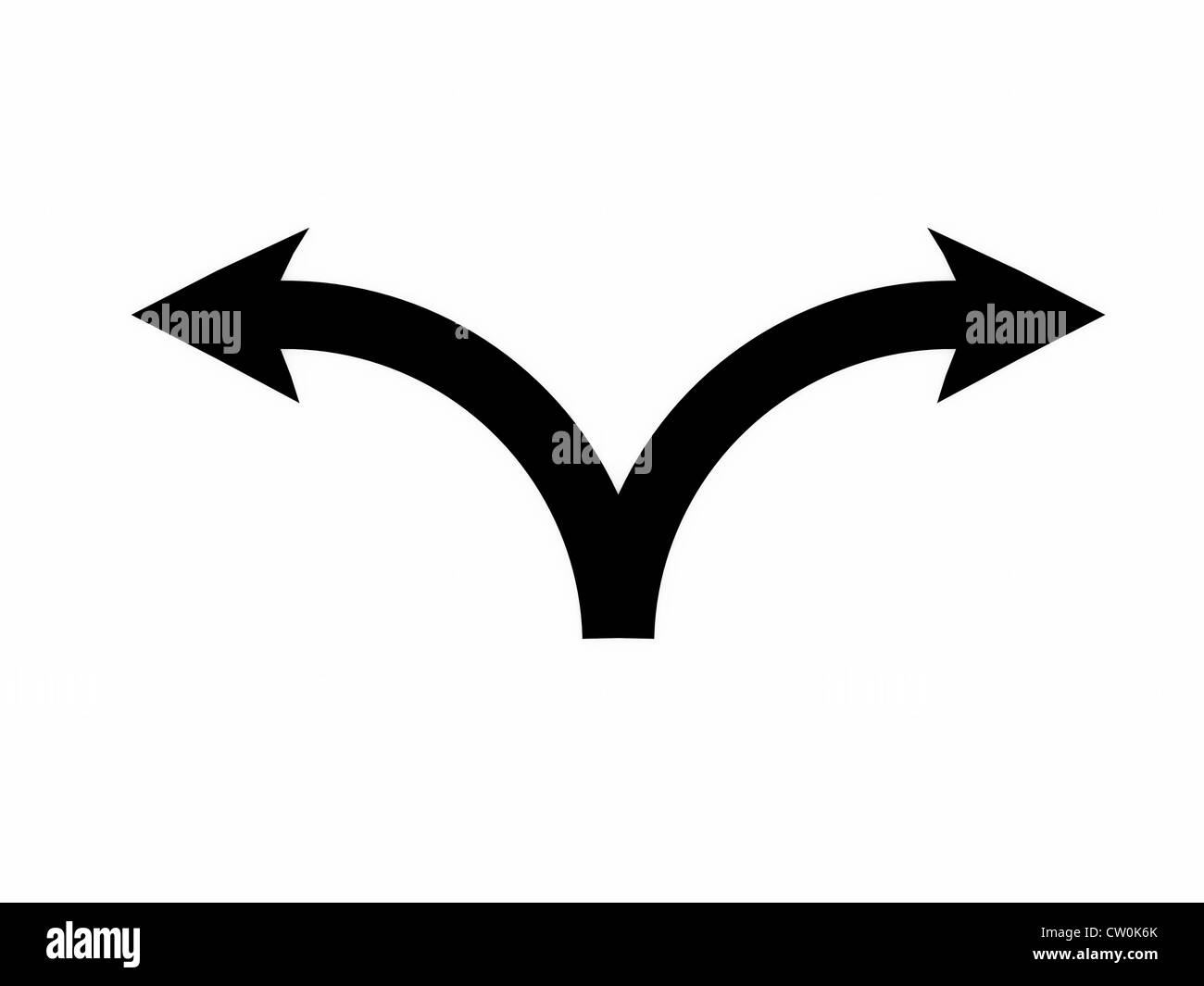 black arrows sign Stock Photo - Alamy