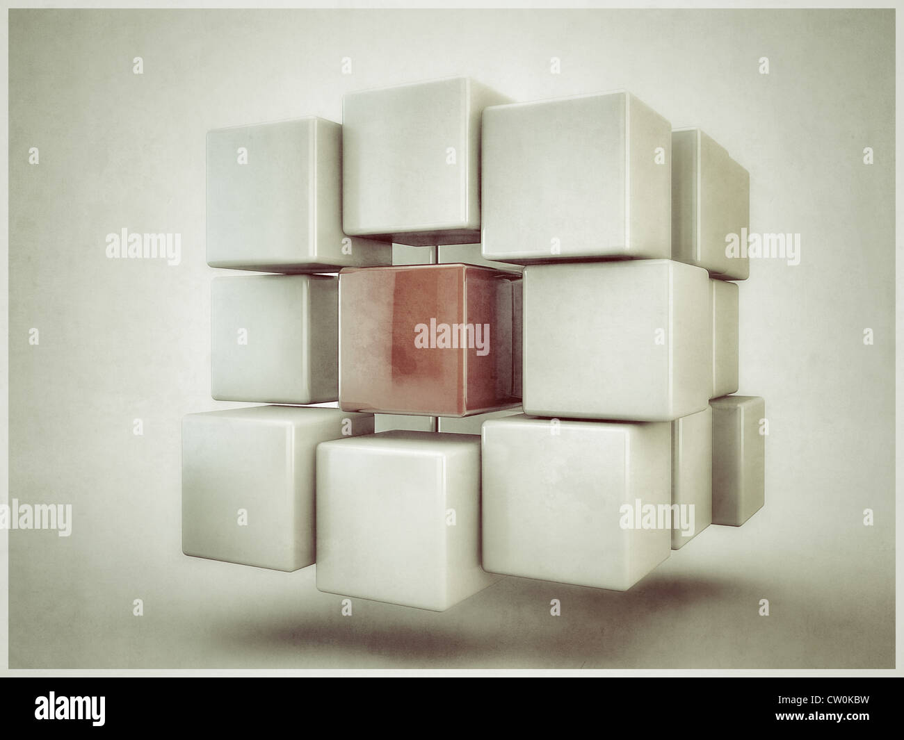 cubes isolated on white background Stock Photo - Alamy