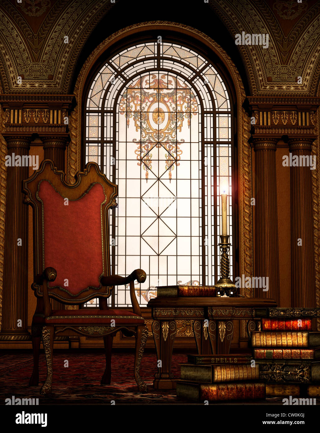 Cozy nostalgic interior scene hi-res stock photography and images - Alamy