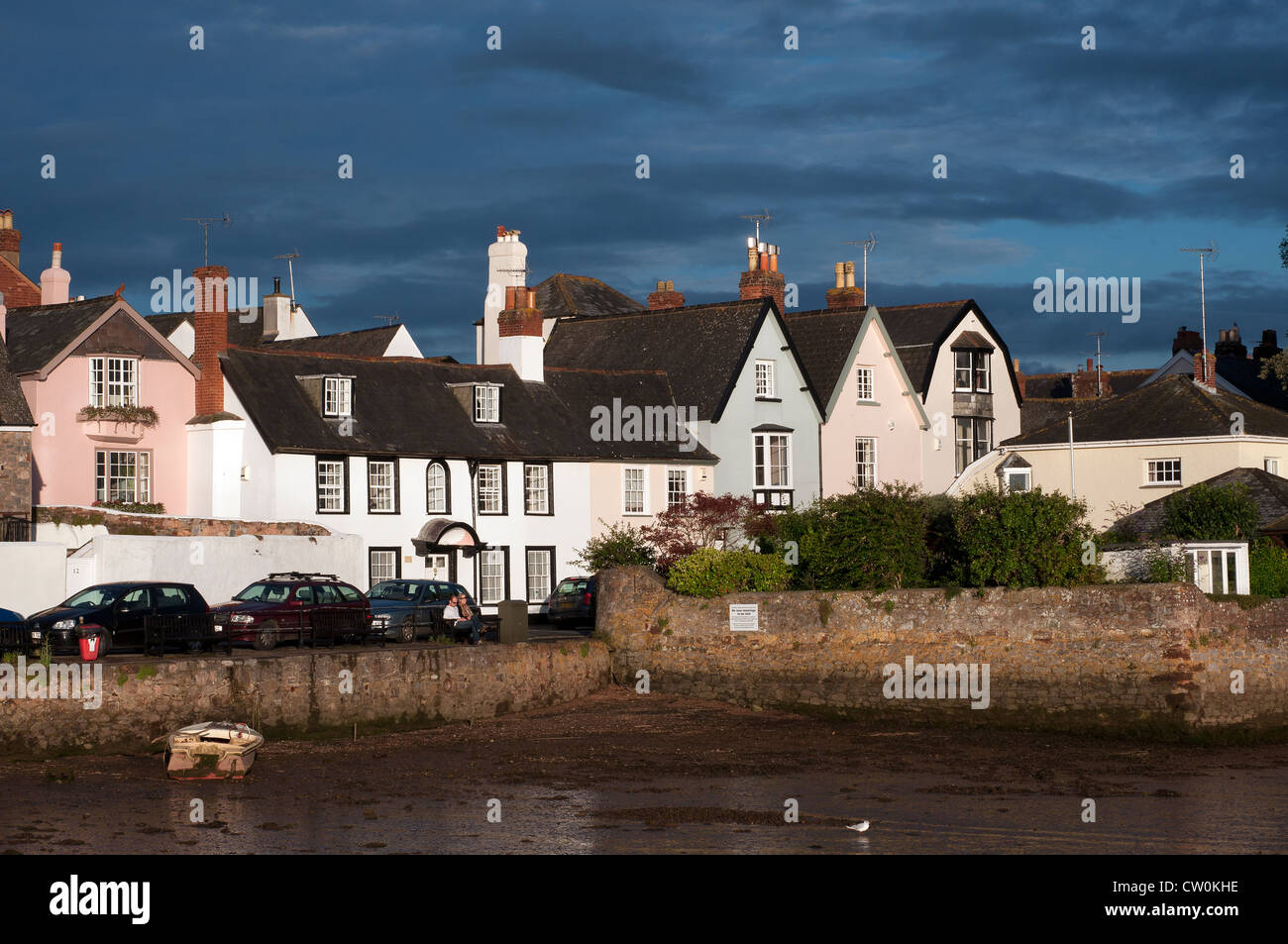 Topsham,Devon,Dutch style houses,The Strand,1660-1730. Dutch style ...