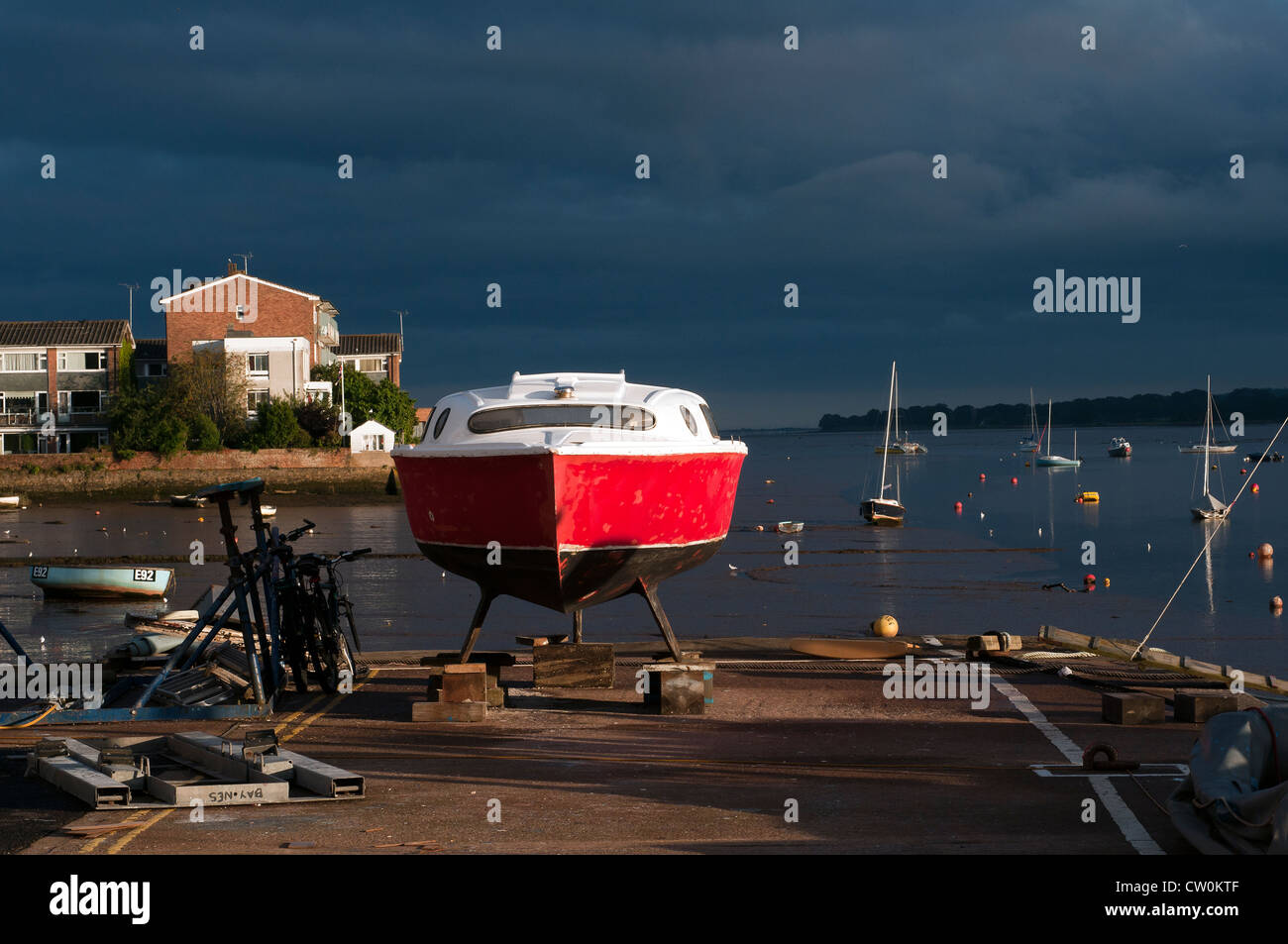 Topsham,Devon, beach, boat, boathouse, devon, dinghy, england, exe ...
