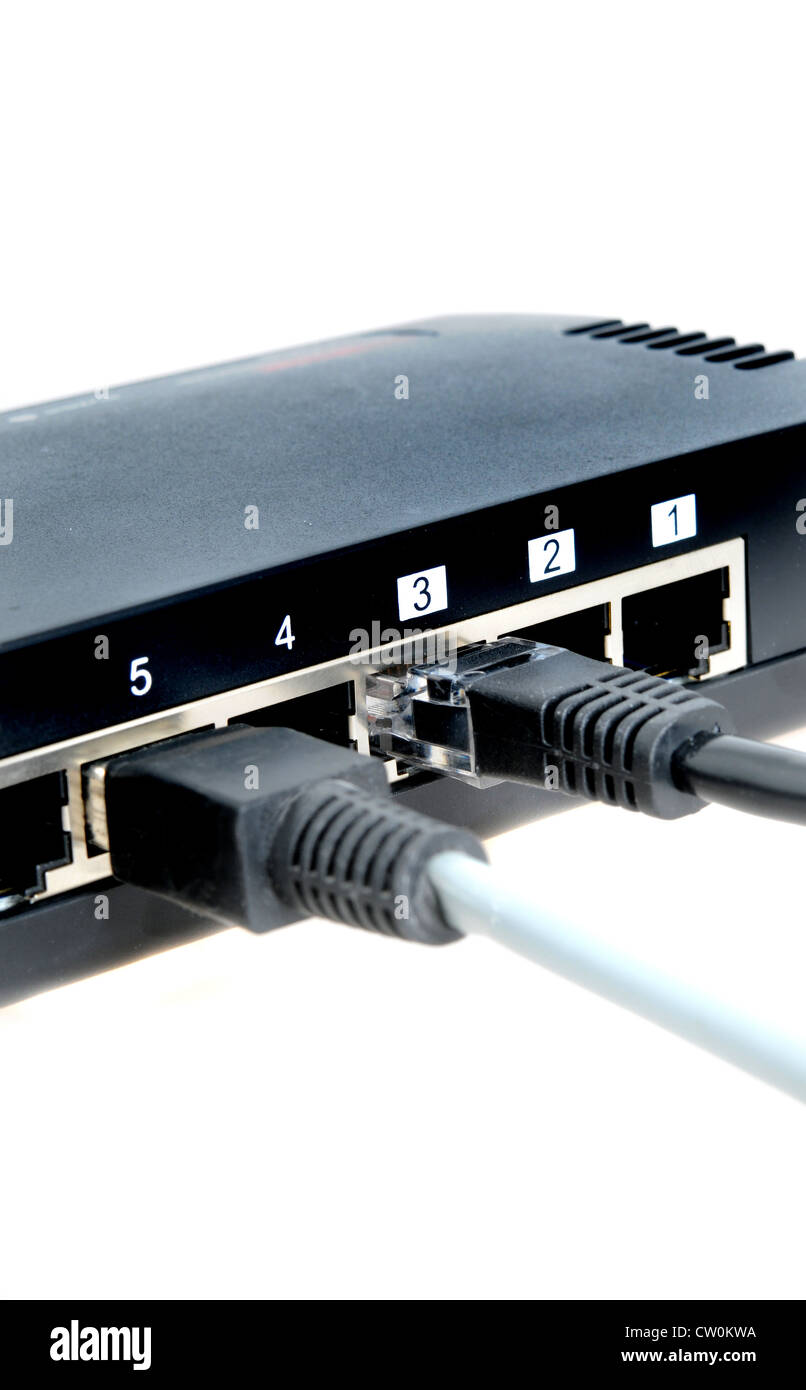 Network Hub Patch Panel High Resolution Stock Photography and Images ...