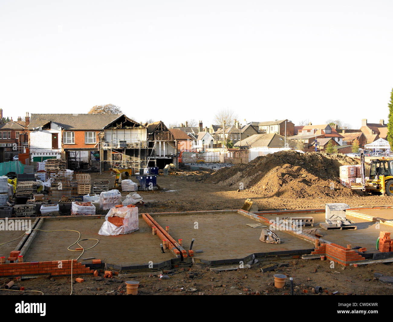 Housing under construction Stock Photo - Alamy