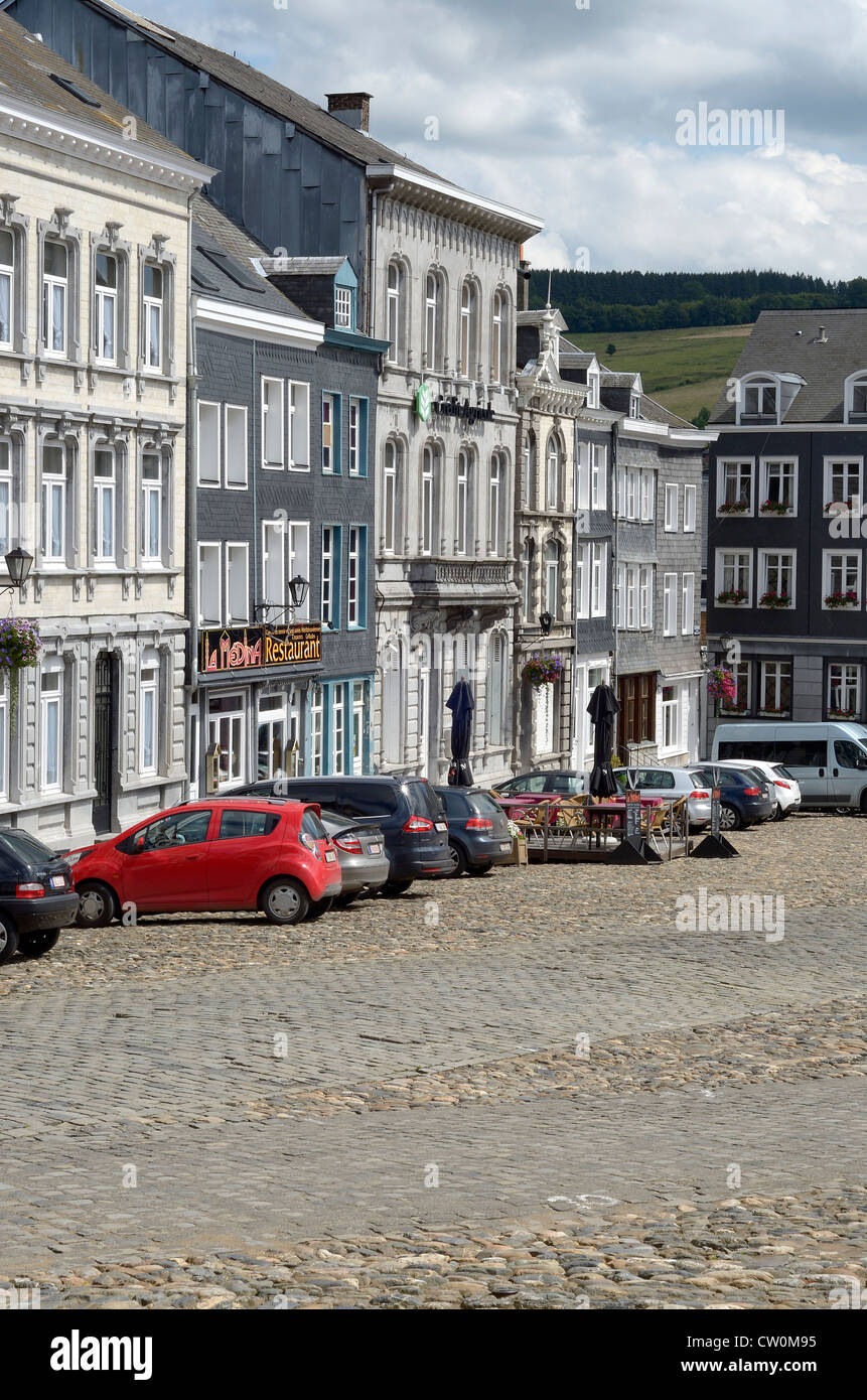 TOWN SQUARE IN STAVELOT. ARDENNES. BELGIUM. EUROPE Stock Photo - Alamy