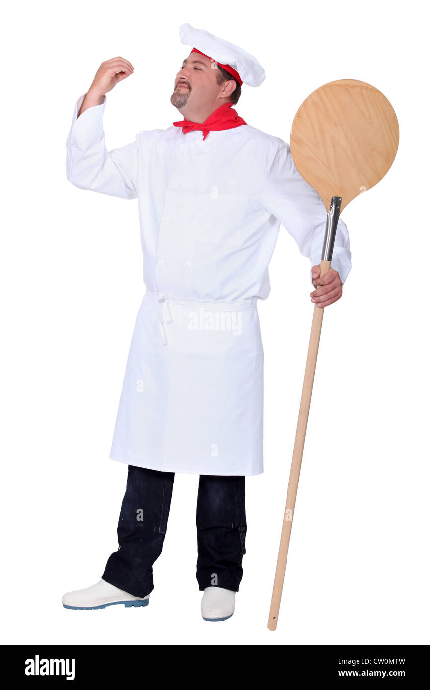 Male chef standing Cut Out Stock Images & Pictures - Alamy